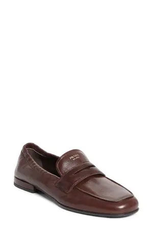 Prada Penny Loafer - Brown