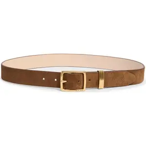 Rag & Bone X Boyfriend 2.0 Suede Belt - Brown