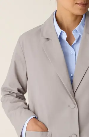 Eileen Fisher Organic Cotton Blend Blazer