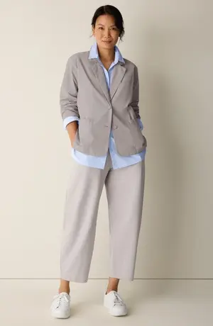 Eileen Fisher Organic Cotton Blend Blazer