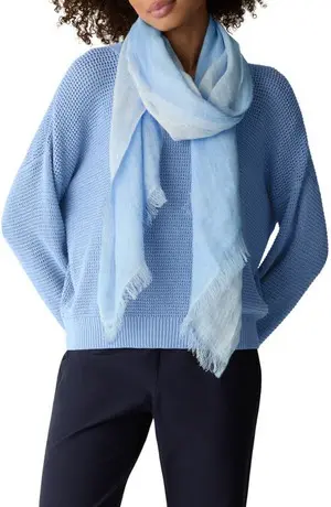 Eileen Fisher Organic Linen Scarf - Skylight