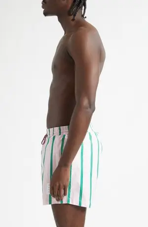 Thom Browne Striped Swim Trunks