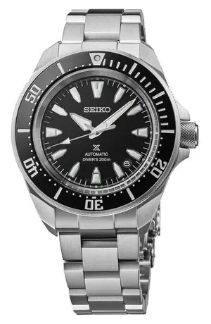 SEIKO WATCHES Prospex Sea Diver Automatic Bracelet Watch - Black