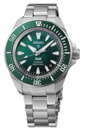 SEIKO WATCHES Prospex Sea Diver Automatic Bracelet Watch - Green