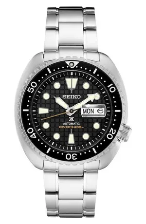 SEIKO WATCHES Prospex Diver Automatic Bracelet Watch - Black