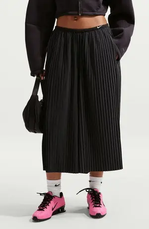 Nike Sportswear Pleated Culottes - Black/sail
