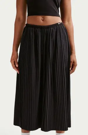 Nike Sportswear Pleated Culottes - Black/sail