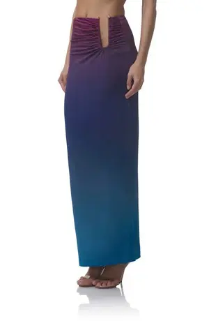 AFRM Aven Ombré Maxi Skirt
