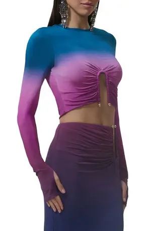AFRM Freja Ombré Crop Top