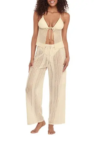 Steve Madden Sheer Lace Cargo Pants