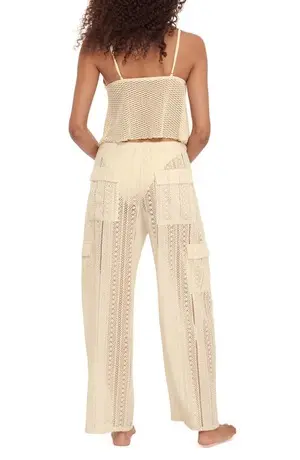 Steve Madden Sheer Lace Cargo Pants
