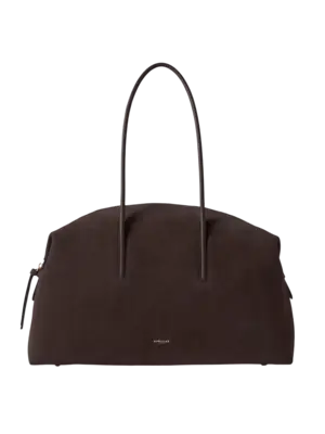 DEMELLIER Stockholm Suede Tote Bag - Brown