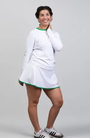LOVE ALL TENNIS Reena Classic Top - Green