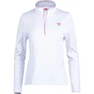 LOVE ALL Tracy 1/4 Zip Jacket - Pink