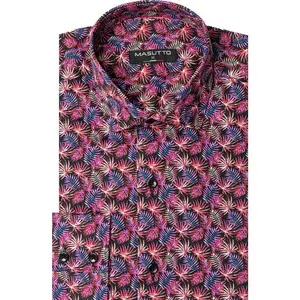 MASUTTO Adolfo Print Button-up Long Sleeve Shirt