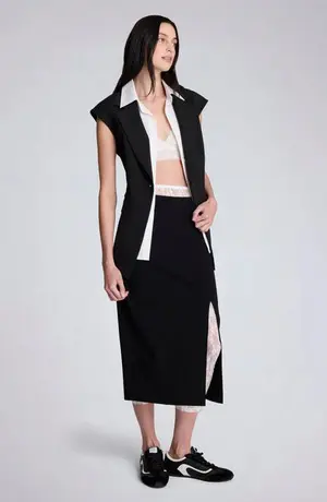 KENNETH COLE Slit Column Skirt