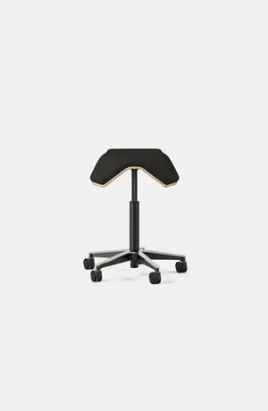 BRANCH Saddle Chair Black/iloa Plus