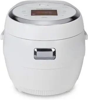 CUCKOO Rice Cooker With Nonstick Inner Pot Auto Clean - White