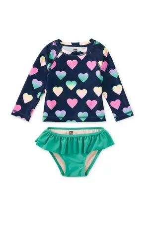 TEA COLLECTION Baby Swim Set Ombre Hearts