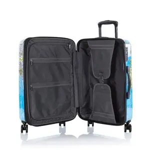 HEYS Journey 3g 26-inch Fashion Spinner® Luggage - Blue Maps