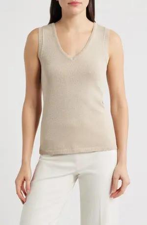 Tahari Asl Ribbed Tops