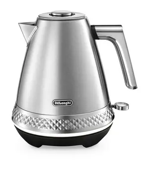 DE'LONGHI Stainless Steel Diadema Kettle - Silver