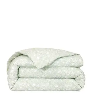 YVES DELORME Capri Amande Duvet Cover - Green