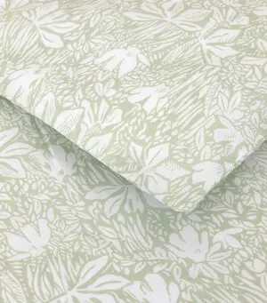 YVES DELORME Capri Amande Duvet Cover - Green