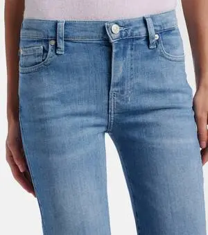 7 For All Mankind Dojo Cropped Flared Jeans