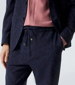 Etro Paisley Straight Pants