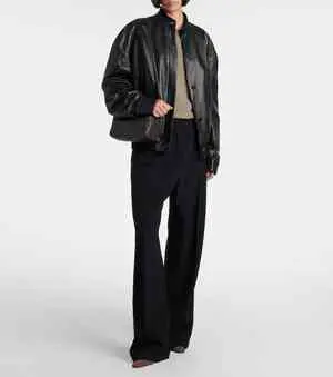 THE ROW 90s Leather Shoulder Bag