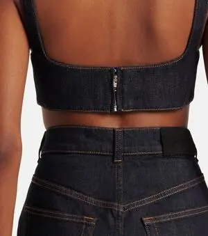 Givenchy Denim Bra Top