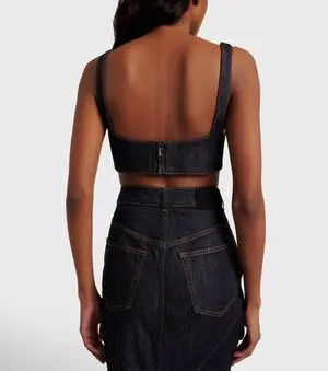 Givenchy Denim Bra Top