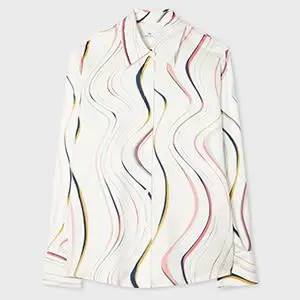 Paul Smith Swirl Shirt - White