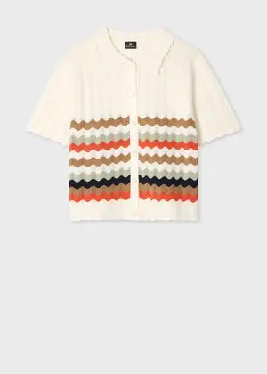 Paul Smith Zig Zag Stripe Knitted Top