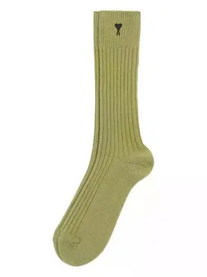 Ami De Coeur Ribbed Socks - Green
