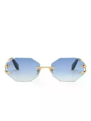 Roberto Cavalli Gold Tone Eyewear For Women