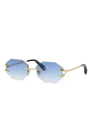 Roberto Cavalli Geometric Frame Sunglasses