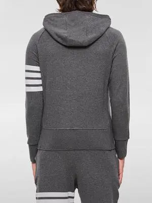 Thom Browne Full Zip Sweatshirt - Grey 1