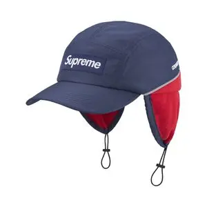 Supreme Polartec Lined Packable Earflap Camp Cap - Blue