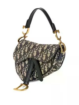 Dior Saddle Monogram Shoulder Bag - Neutrals