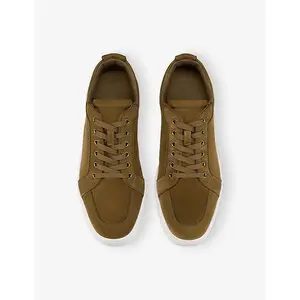 CHRISTIAN LOUBOUTIN Rantulow Orlato Flat Suede Trainers - Bronzo