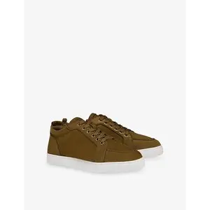 CHRISTIAN LOUBOUTIN Rantulow Orlato Flat Suede Trainers - Bronzo