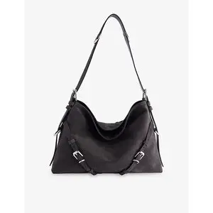 Givenchy Voyou Medium Suede Shoulder Bag
