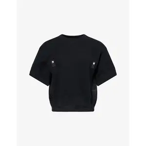 Sacai Button Detailed Sweatshirts Hoodies For Women