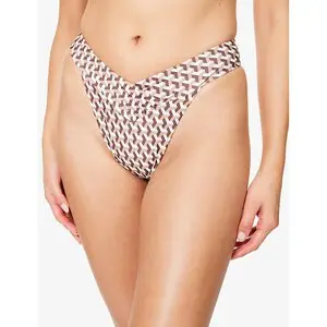 Monday Swimwear Marseille Geometric-print Bikini Bottom