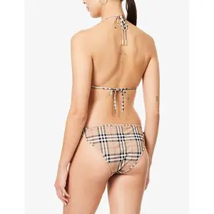 Burberry Check Triangle Bikini Set