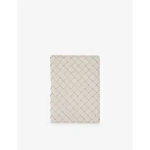 REISS Floyd Bifold Leather Cardholder - Off White