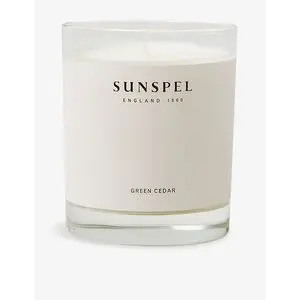 Sunspel Green Cedar Scented Candle 185g - Neutral