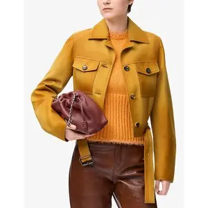 Loewe Cropped Leather Jacket